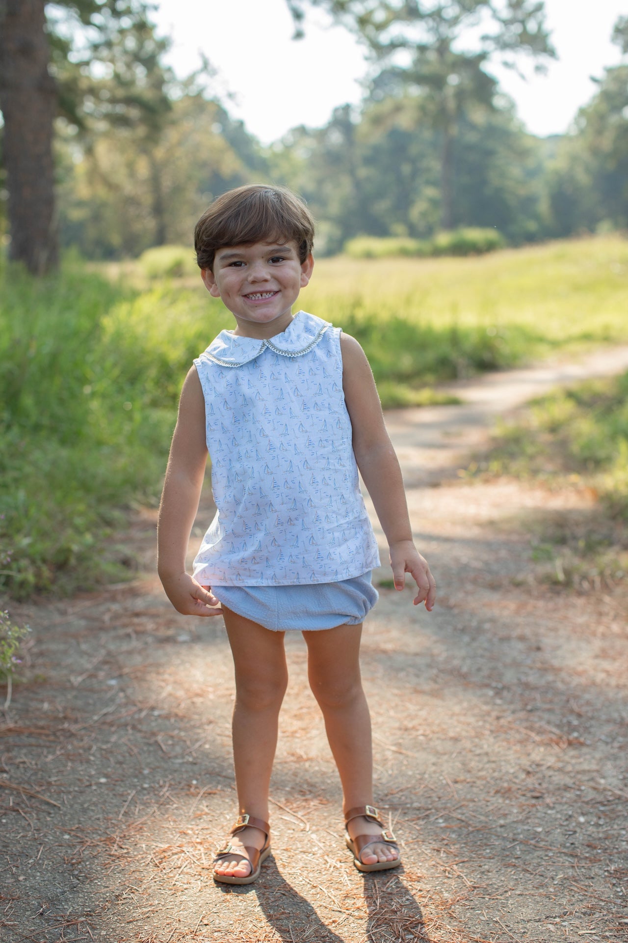 Miller Diaper Cover in Blue Gauze – Hannah Kate Clothing